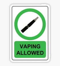 Cigs Vaping Stickers | Redbubble