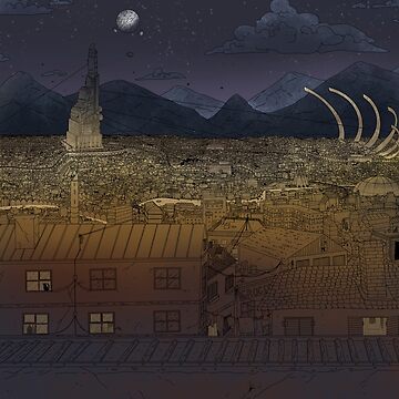 "New Crobuzon" Art Board Print for Sale by MartenMads | Redbubble