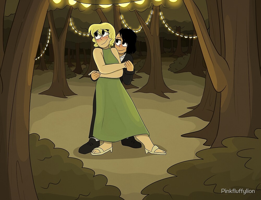 "Mal and molly dancing" by Pinkfluffylion | Redbubble