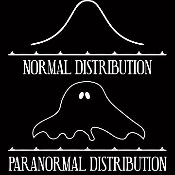 "Normal and Paranormal Distribution - Math Graph Ghost" Postcard for ...
