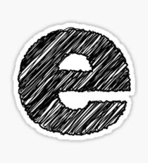 Letter E: Stickers | Redbubble