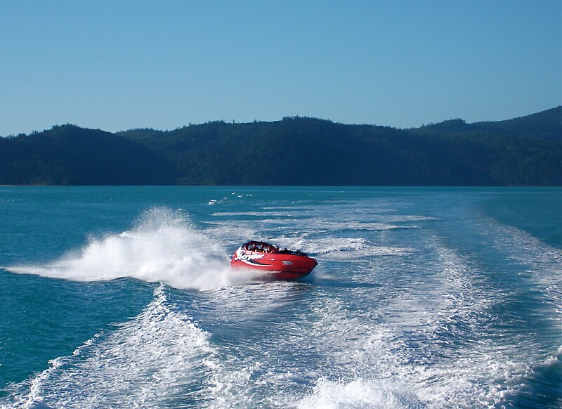 "Jet Boat Fun." by Gabrielle Hope | Redbubble