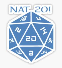 20 Sided Dice: Stickers | Redbubble
