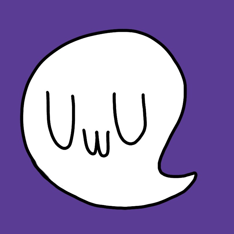 "UwU Ghost" by Dannyballsub | Redbubble