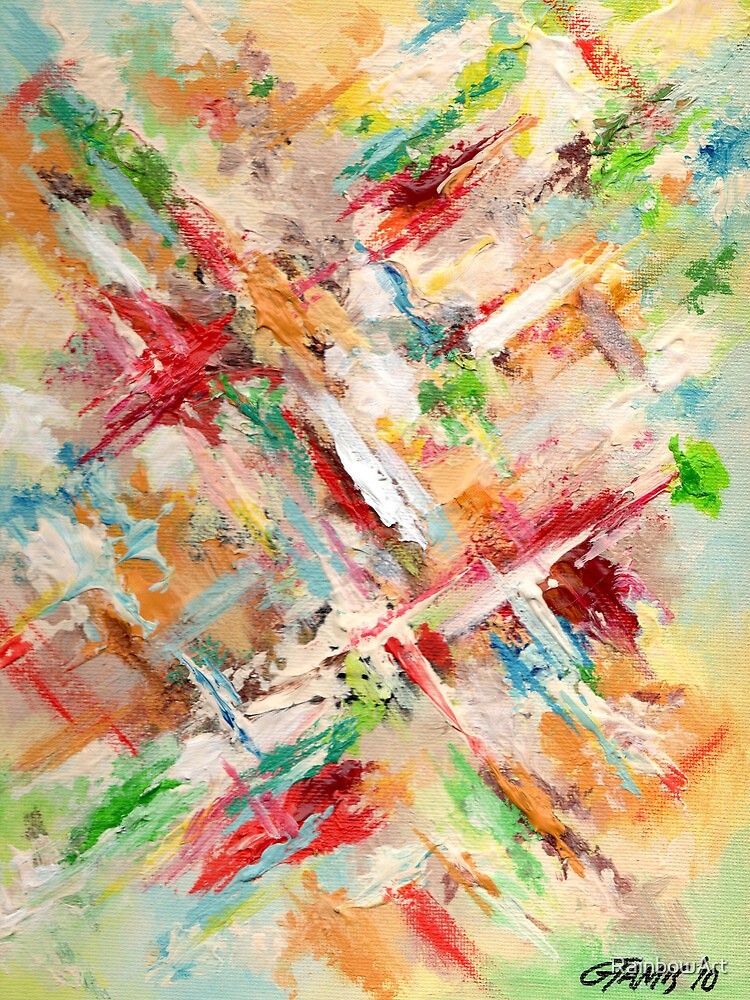 "Freestyle Artwork - Acrylic Painting" by RainbowArt | Redbubble