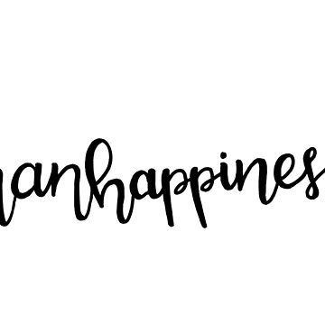 "manhappiness" Sticker for Sale by allison saab | Redbubble