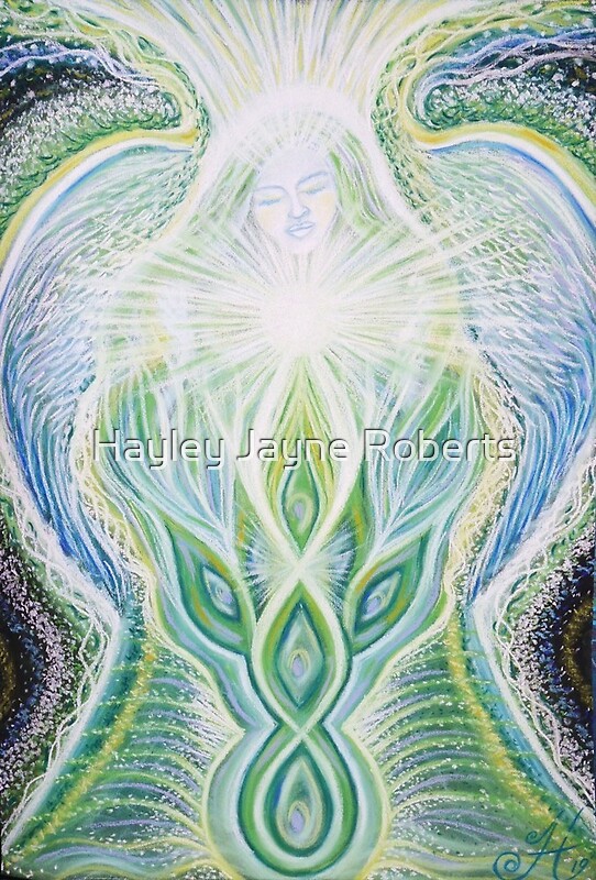 "" Angel Opening Heart Chakra"" by Hayley Mawson Roberts | Redbubble