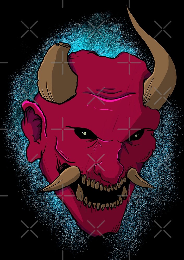 "Shinigami Demon Mask" by deathanarchy | Redbubble