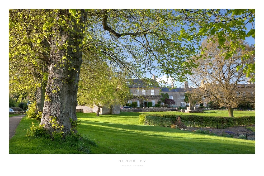 "Blockley, Gloucestershire" by Andrew Roland | Redbubble