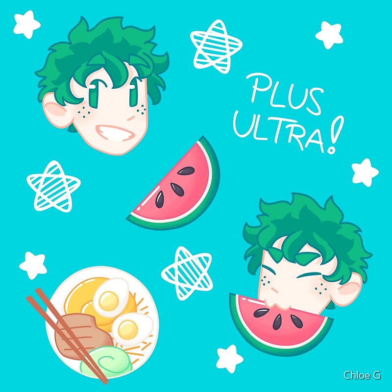 "deku summer pattern" by booskimopanda | Redbubble