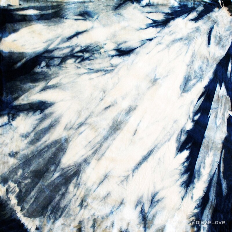 "Shibori Indigo Marble Tie Dye" by MojaveLove | Redbubble