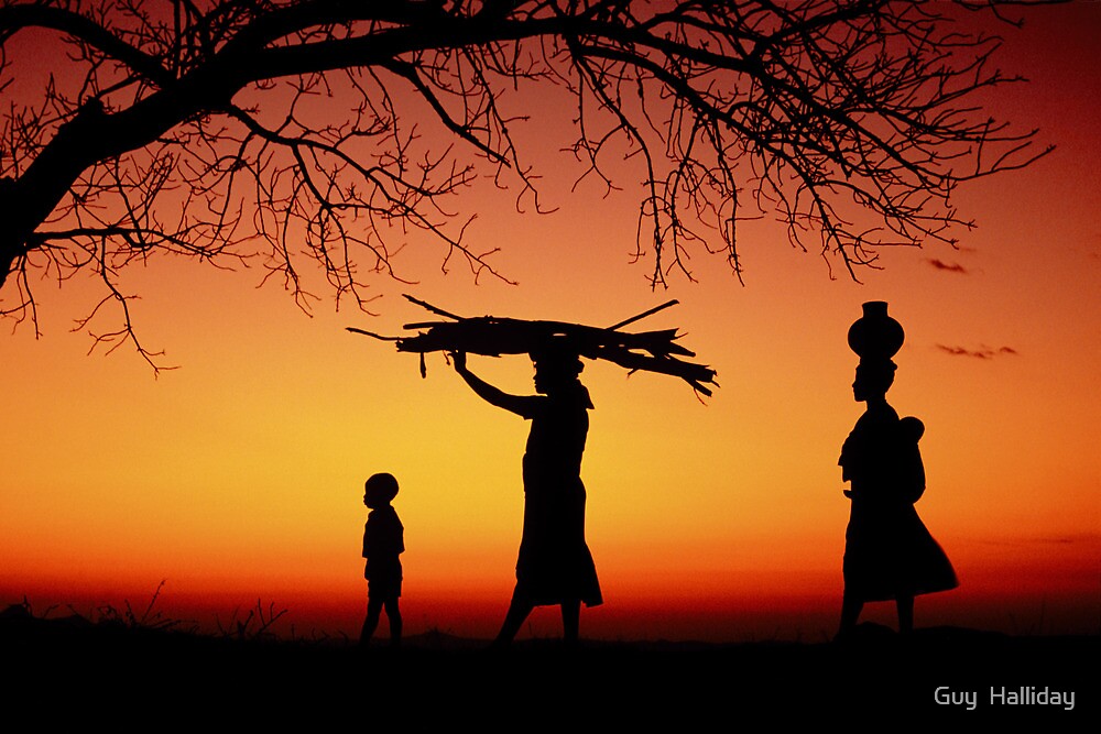 "African Sunset" by Guy Halliday | Redbubble
