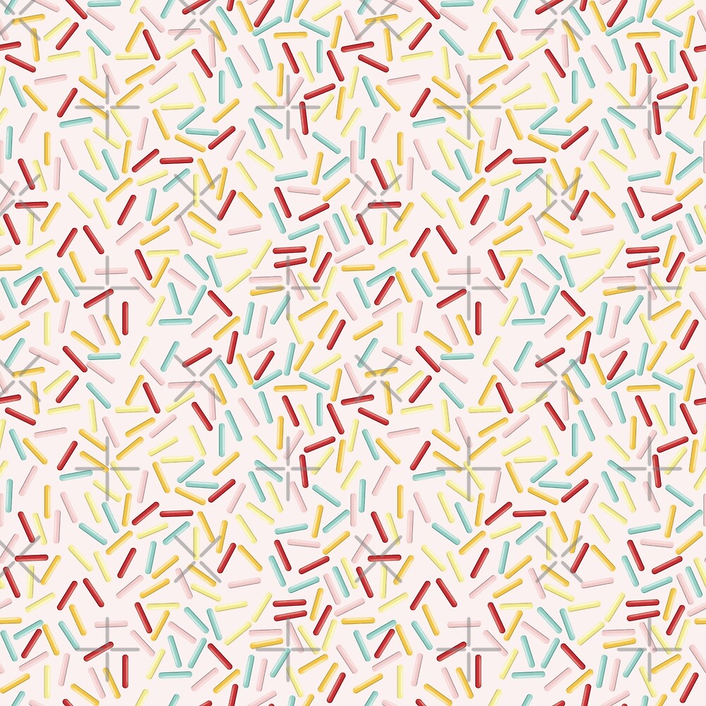"Multicolored Pink Sprinkle Pattern" by pidesignprints | Redbubble