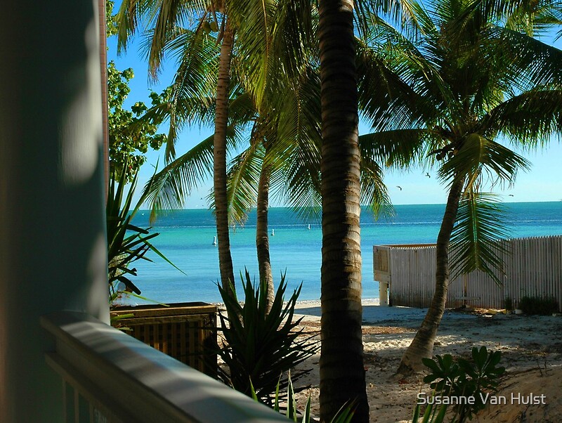 "Louie's Backyard, Key West Florida" by Susanne Van Hulst | Redbubble