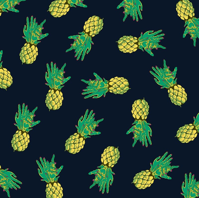 "Zombie Pineapple" by DariaTheGreat | Redbubble