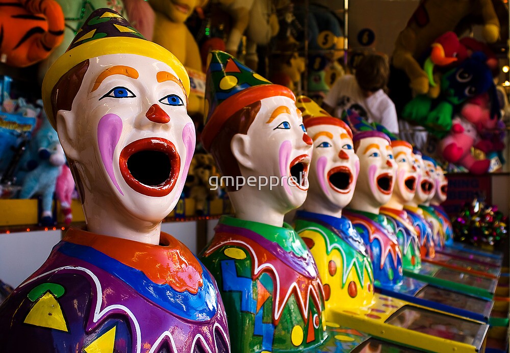 "Carnival Clowns" by gmpepprell | Redbubble