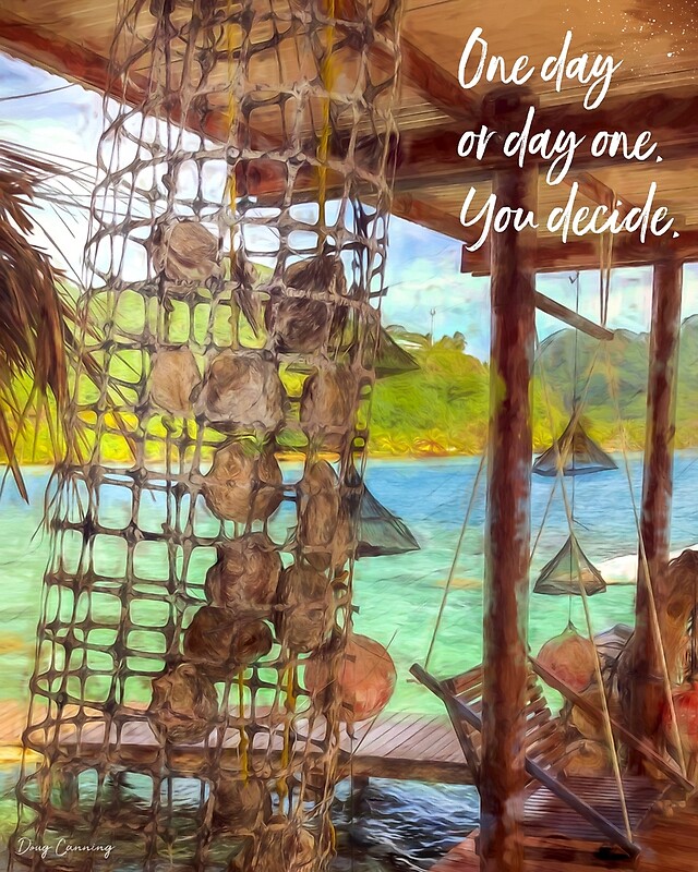 "Backyard View (Shell Mail)" by Doug Canning | Redbubble