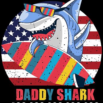"Fathers Day Gift - Daddy Shark Shirt, Daddy Shark, Dad Shark T-Shirt ...