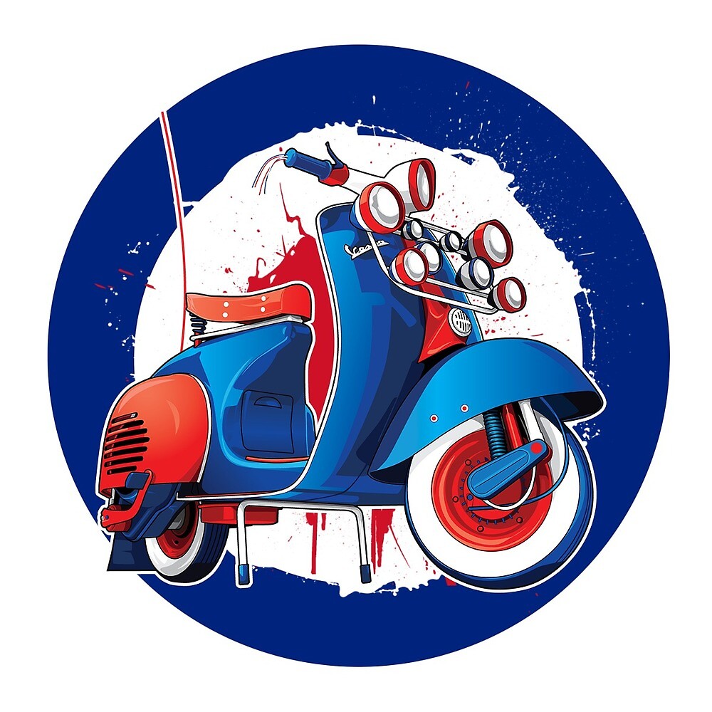 "Scooter Mods" by Sb82uk Designs | Redbubble