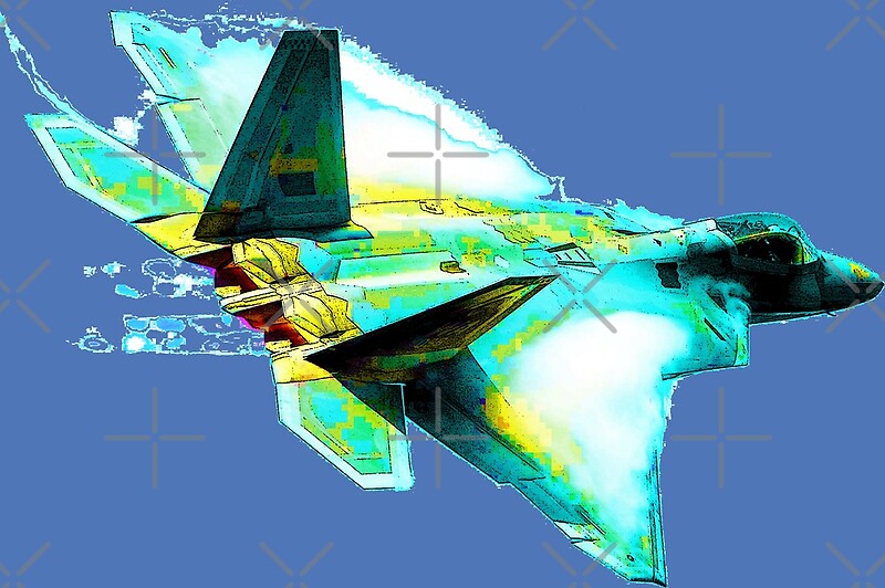 "F22 Raptor" by painterfrank | Redbubble