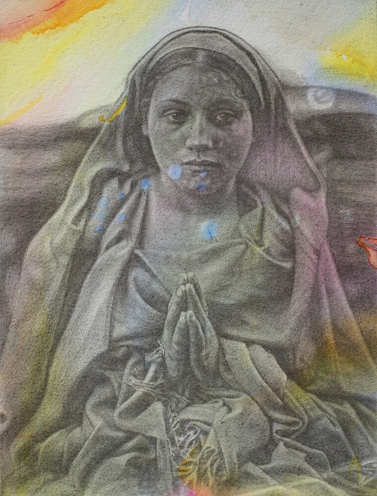 "Pencil Drawing - St Agnes" by Jeff Kingston | Redbubble