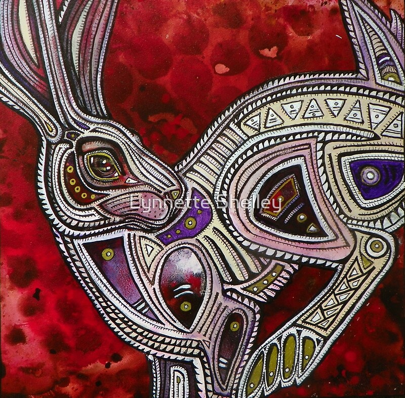 "The Trickster Rabbit" by Lynnette Shelley | Redbubble