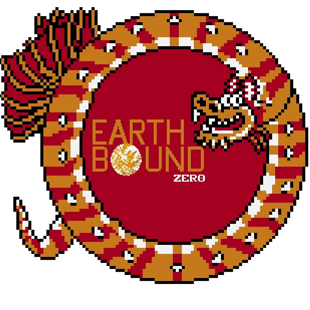 "EarthBound Zero - Dragon Title" by Quesadillan64 | Redbubble