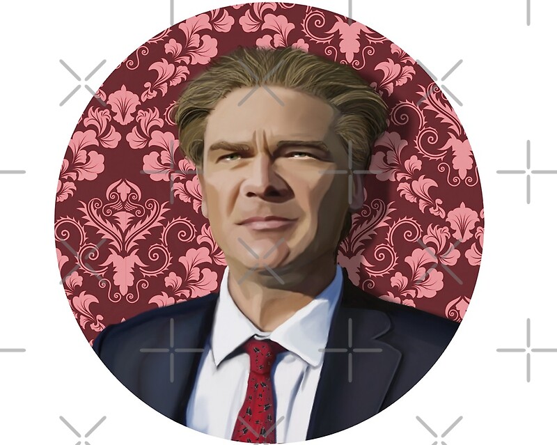 "BBC Ghosts Julian Fawcett" by Captain James | Redbubble