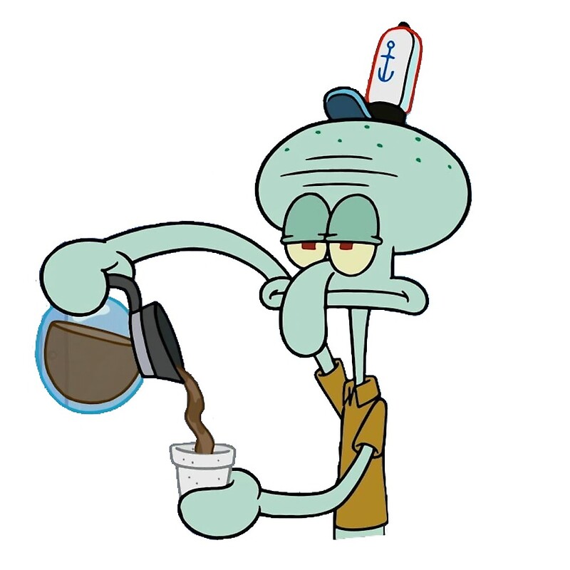 "Squidward Coffee" by sstickershopp | Redbubble
