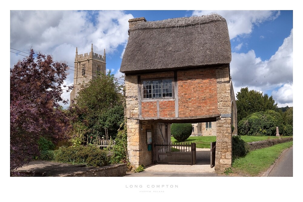 "Long Compton, Warwickshire" by Andrew Roland | Redbubble
