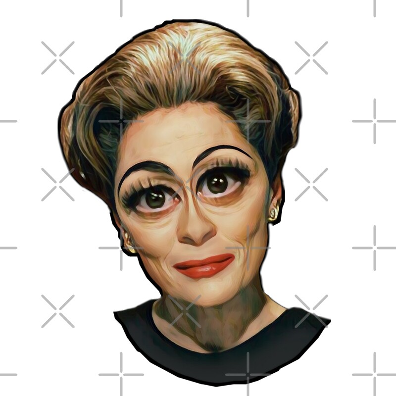 "Mommie Dearest- Joan Crawford" by IndecentDesigns | Redbubble