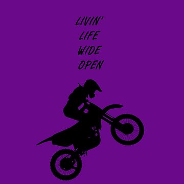 "Livin Life Wide Open" Sticker for Sale by Kaylee Cavanagh | Redbubble