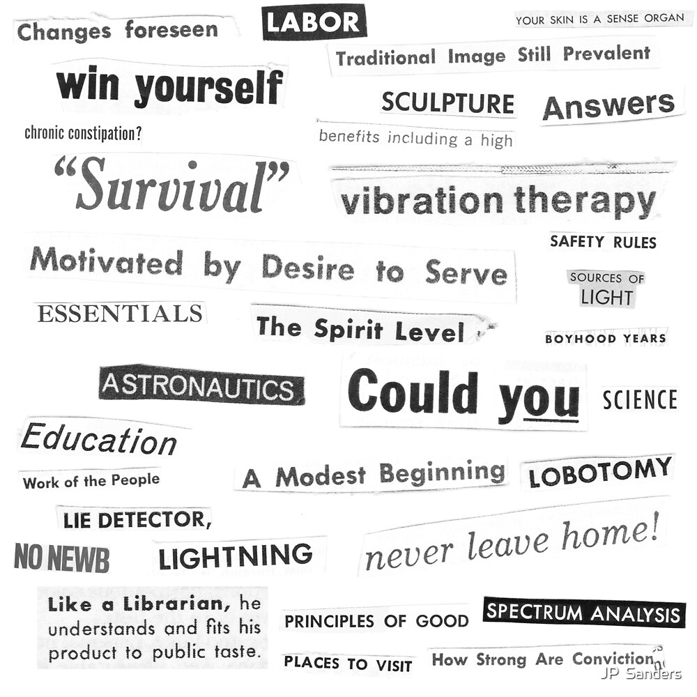 "words to inspire laughs and creativity " by John-Paul Sanders | Redbubble