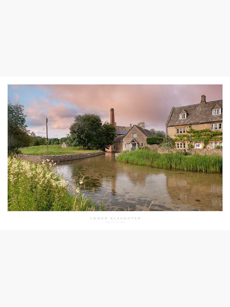 "Lower Slaughter, Gloucestershire" Poster by andrewroland | Redbubble