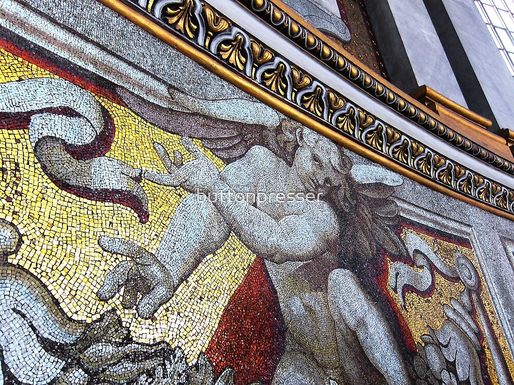 "Wall mosaic, St Peter's basilica, Rome, Italy" by David Carton | Redbubble