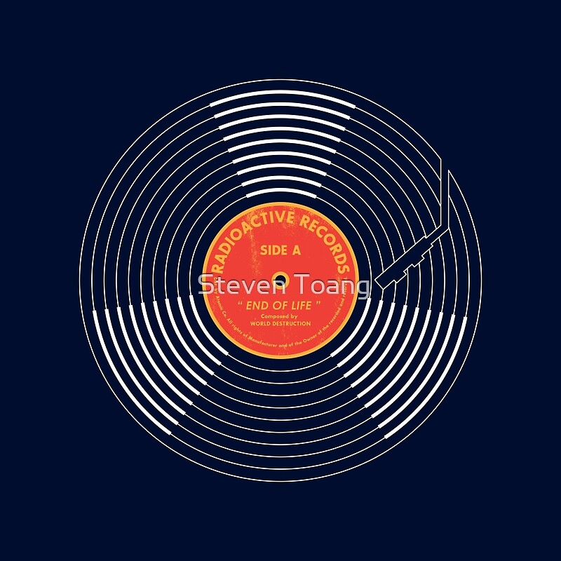 " Radioactive Vinyl" by Steven Toang | Redbubble