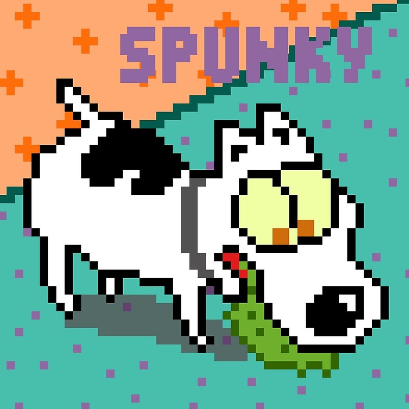 "Spunky Pixel Art" by RcklssGraphx21 | Redbubble