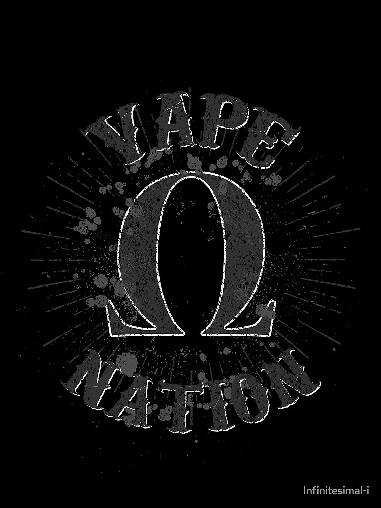 "Vintage Vape Nation Type" by Infinitesimal-i | Redbubble
