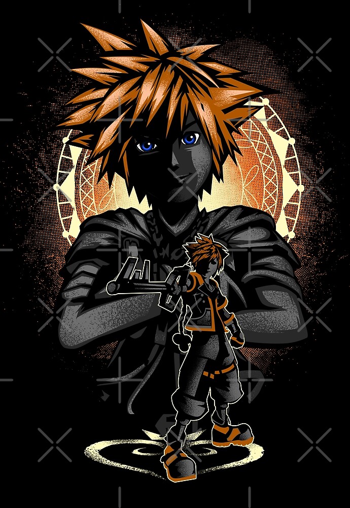 "Keyblade Protagonist Sora" by Hypertwenty Designs | Redbubble