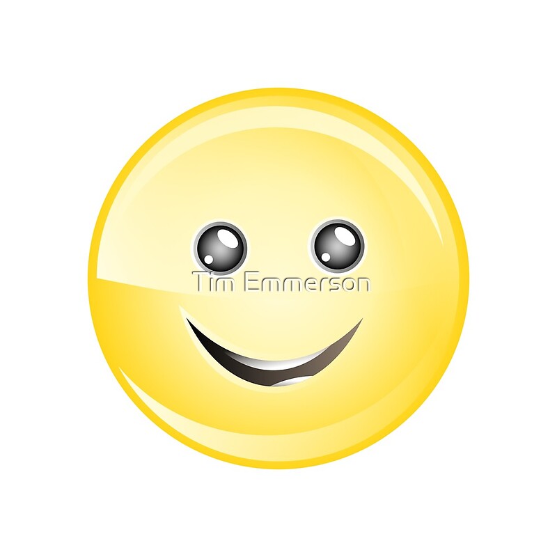 "Emoji Smile" by Tim Emmerson | Redbubble