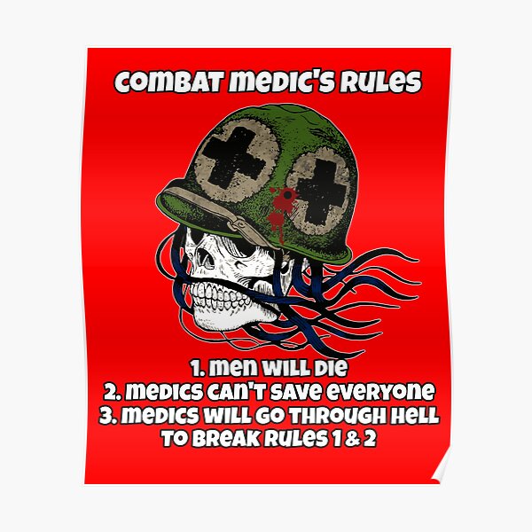 Combat Medic Posters | Redbubble