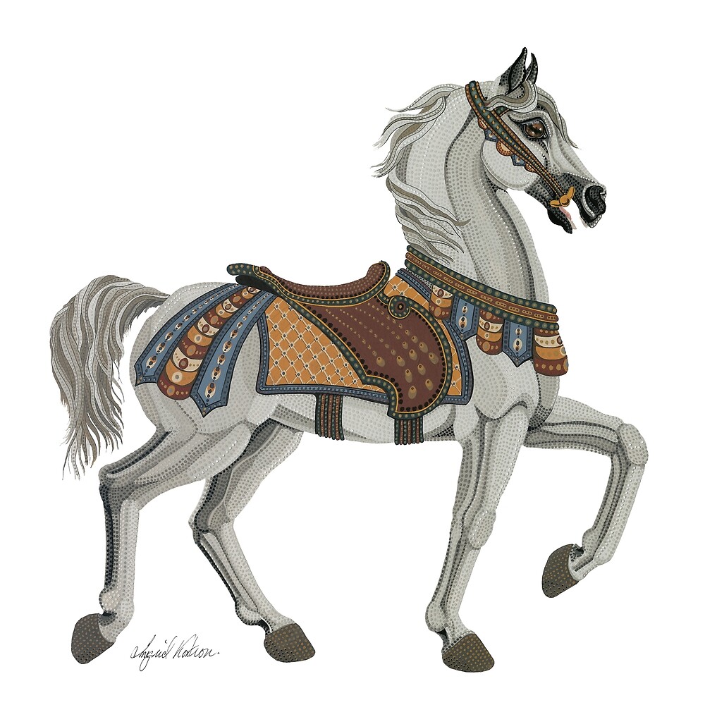 "Carousel Series: Graceful" by Ingrid Kostron | Redbubble