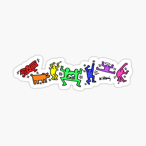 Keith Haring Stickers | Redbubble
