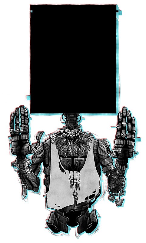 "The Prophet-three dee" by inspiderwiht | Redbubble