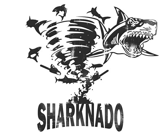 "Sharknado" Poster by AlongFeast | Redbubble
