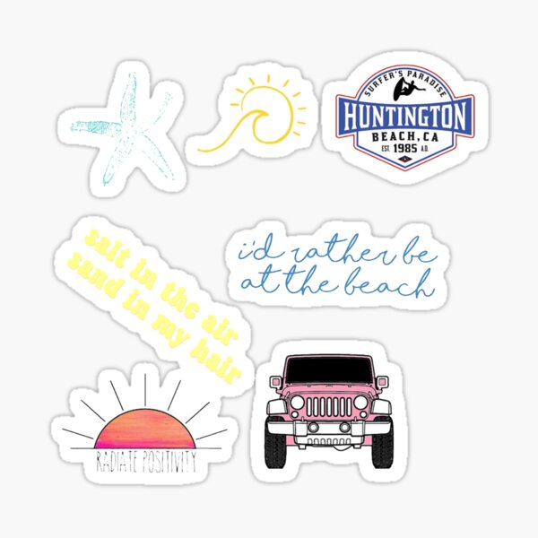 Beach Stickers | Redbubble