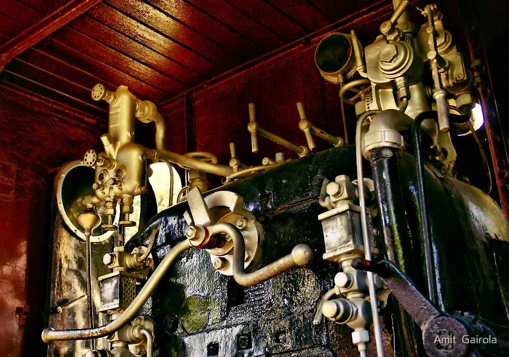 "Anatomy of a train engine" by Amit Gairola | Redbubble