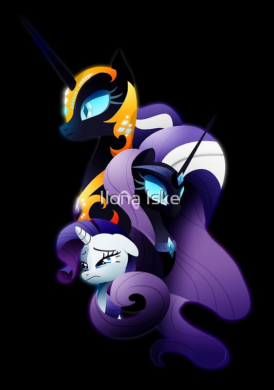 "Nightmare Rarity" by Ilona Iske | Redbubble