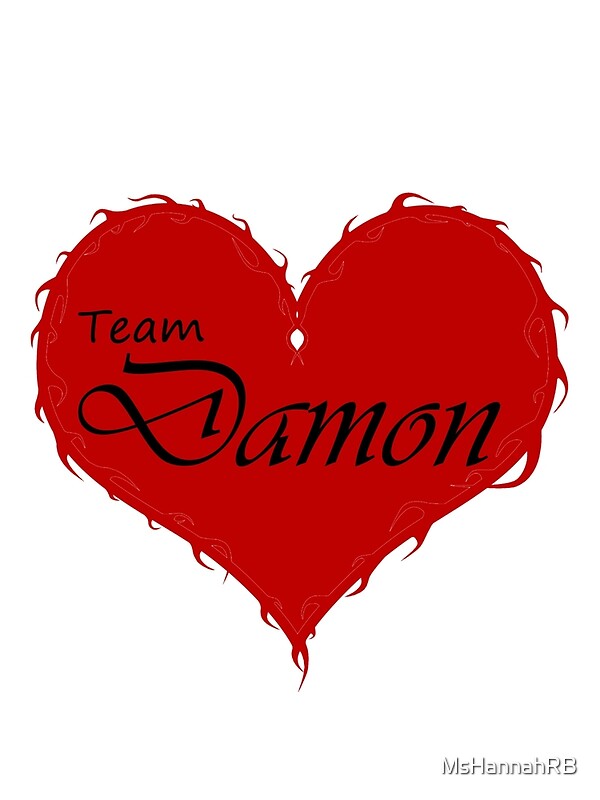 "Team Damon" by MsHannahRB | Redbubble