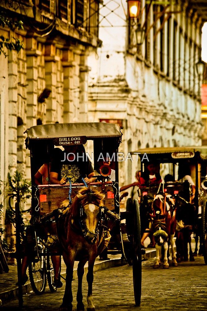 "kalesa de vigan - vigan kalesa riding" by JOHN AMBATA | Redbubble